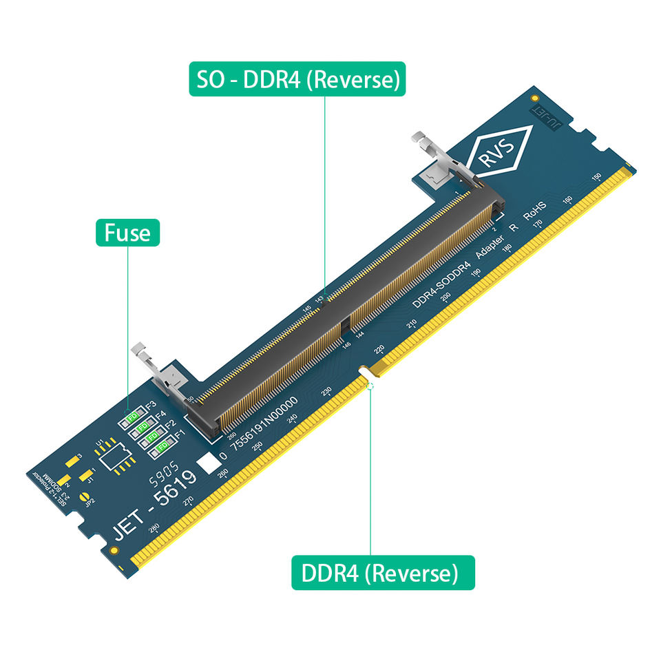 Laptop so DDR4 to Desktop DDR4 Adapter Card Memory Tester DIMM ...