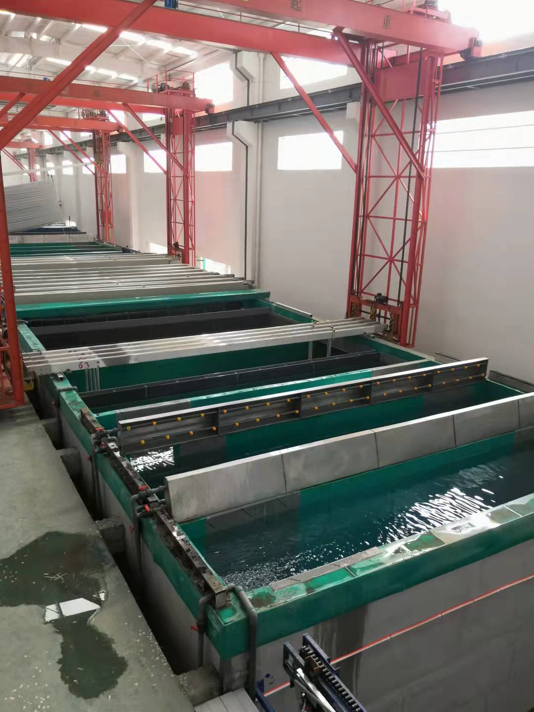 Aluminum anodizing machine for aluminum profile production line ...