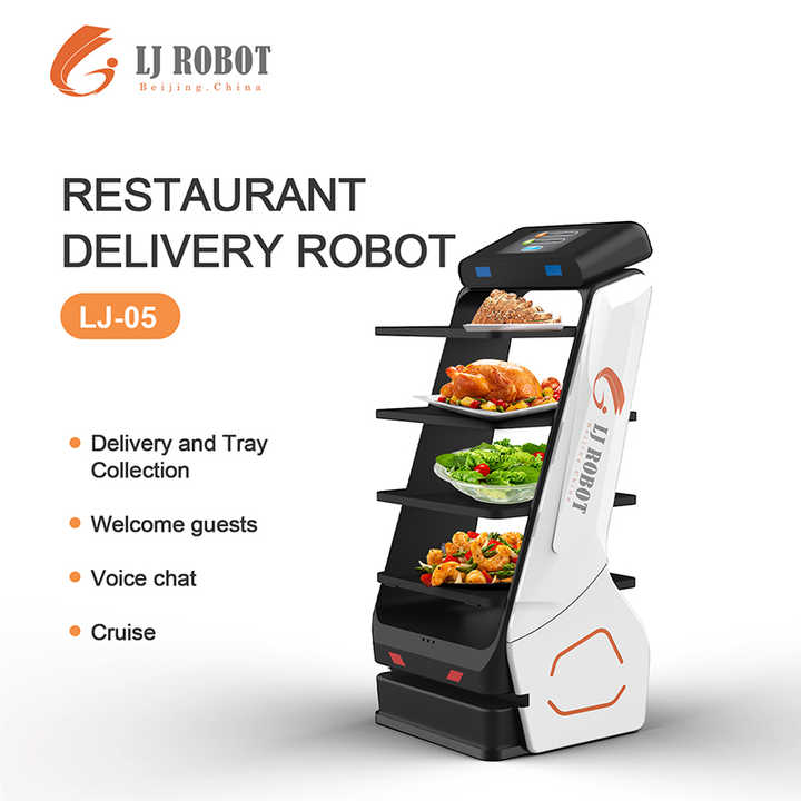 AI Room Service Humanoid Hotel Welcome Robot - Smart Waiter