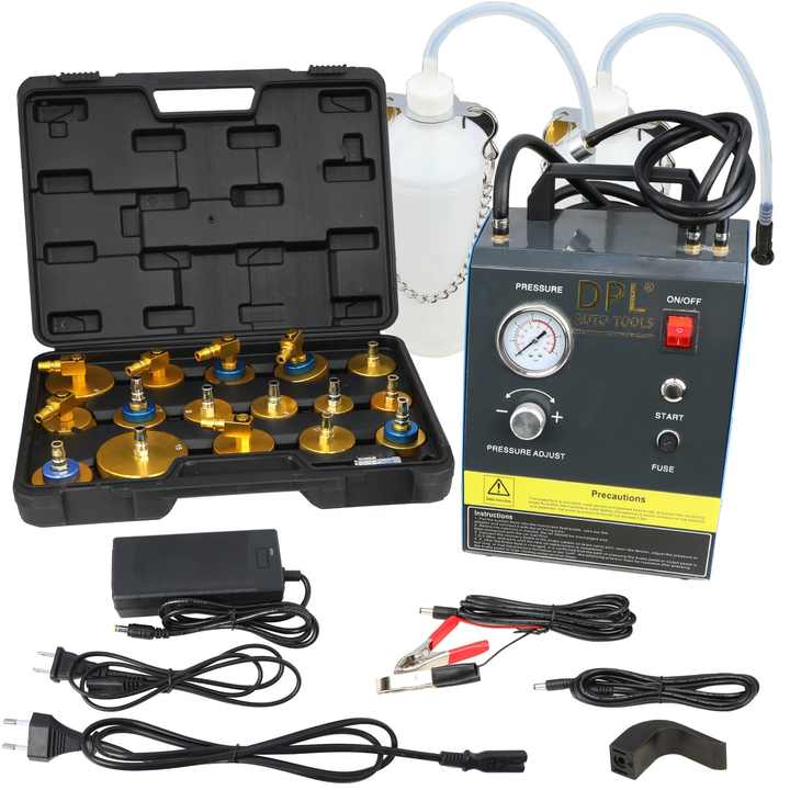 Automatic Car Brake System Fluid Bleeder Kit 12-24V AC Electrical Brake ...