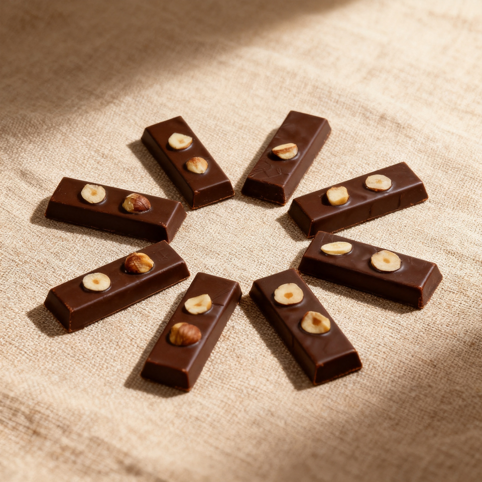 Dark Chocolate Hazelnut Hammer Chocolate Crispy Nut Block Candy for ...