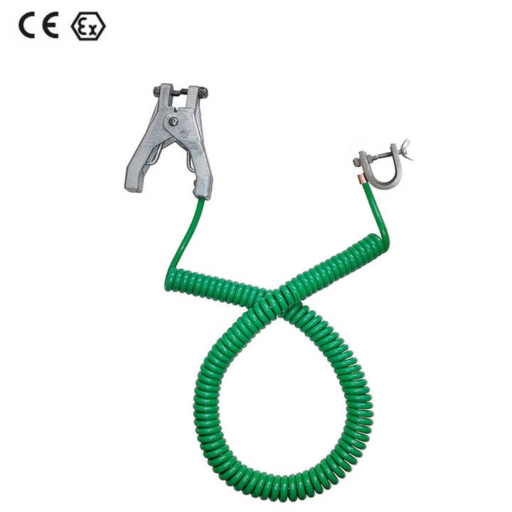 ATEX Approved Static Grounding Assembly Clamp C Clamps with 4m Green ...