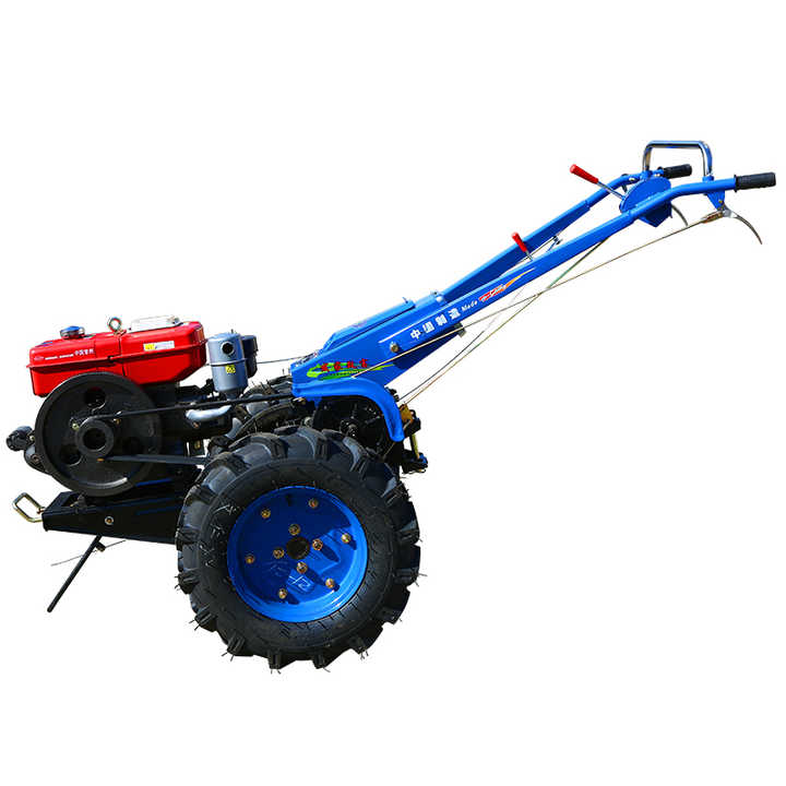 8HP Agricultural Two Wheeled Mini Walking Tractor with Diesel Engine