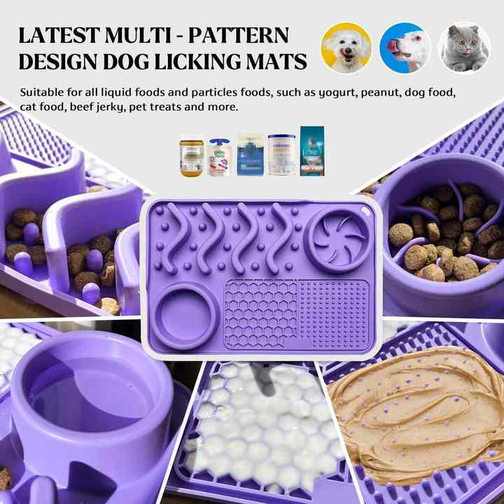 Pet Lick Mats - Relief for Anxiety & Slow Feeding Training