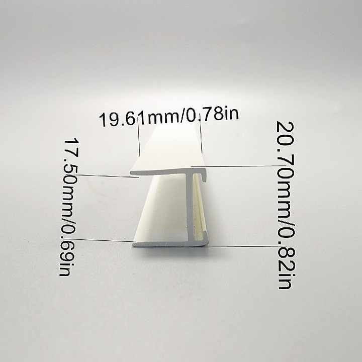 Supermarket Shelf Edge Plastic Strip Extrusion Profile Plastic Strip of ...