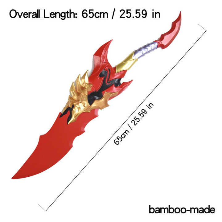 65CM Solo Leveling: Kamish's Wrath & Kamish's Secondary Sword - Cosplay ...