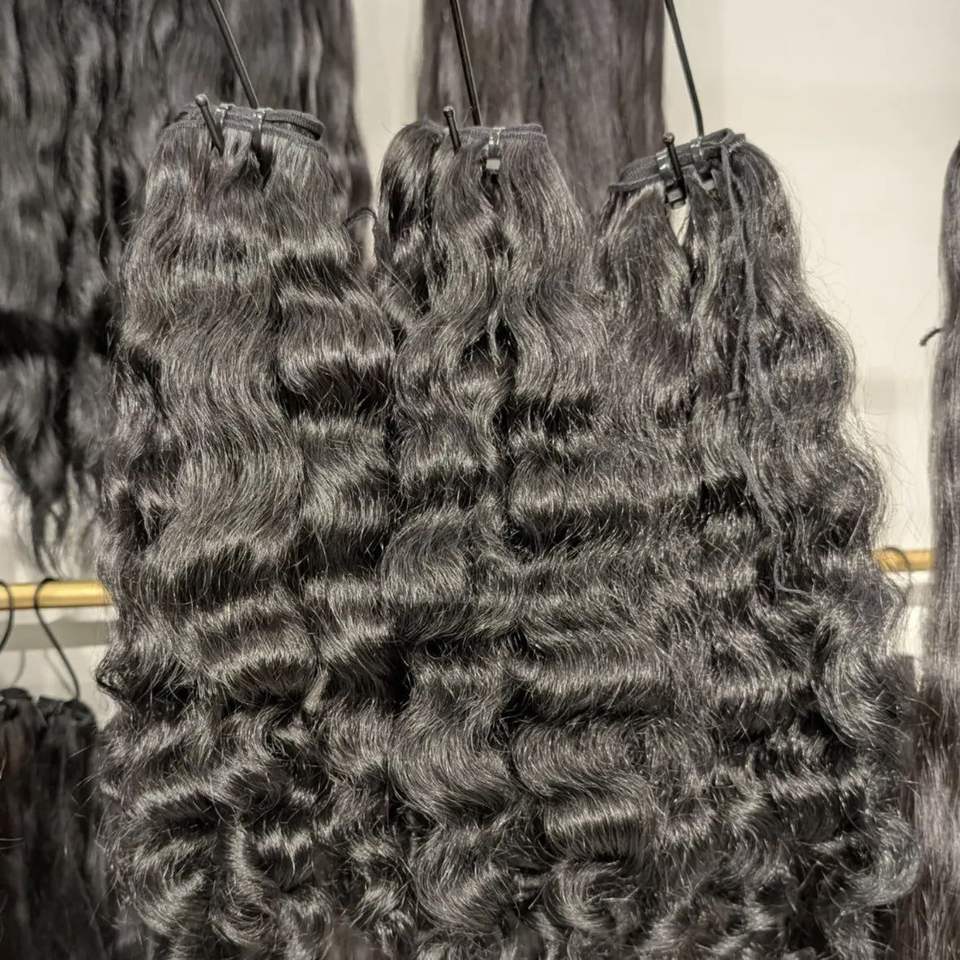 100% Unprocessed Raw Cambodian Hair Natural Wave Double Weft Top Raw ...