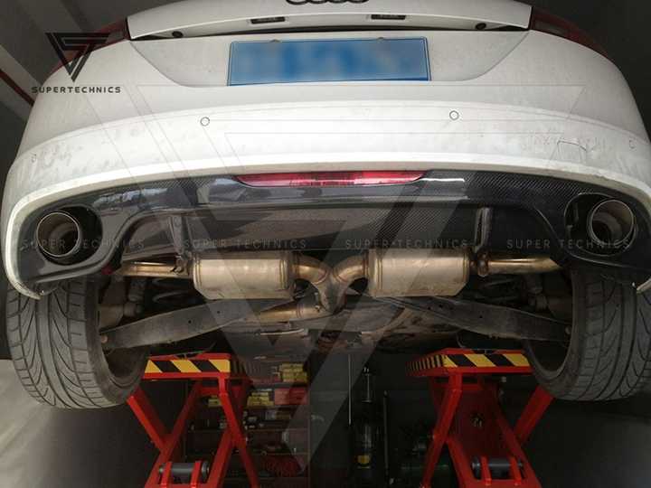 Aspec Style Carbon Fiber Rear Diffuser for Audi TT MK2