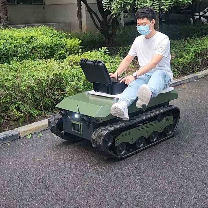 Commercial Robot RC Crawler Vehicle with Lidars & Rubber Track