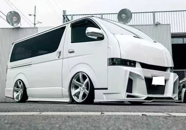 Hiace Commuter 2005-18 Bodykit Kitz-Racing Desgin Full Kits