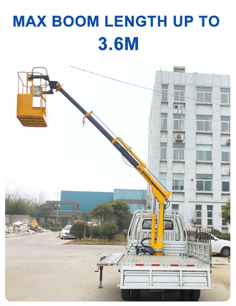 China BOB-LIFT Crane Supplier 500Kg 800kg 1200Kg Mini Crane 3/4/5 ...