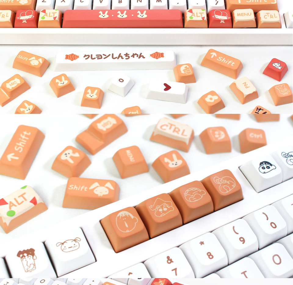 BANRUO Custom Mechanical Keyboard Keycaps - Artisan Anime