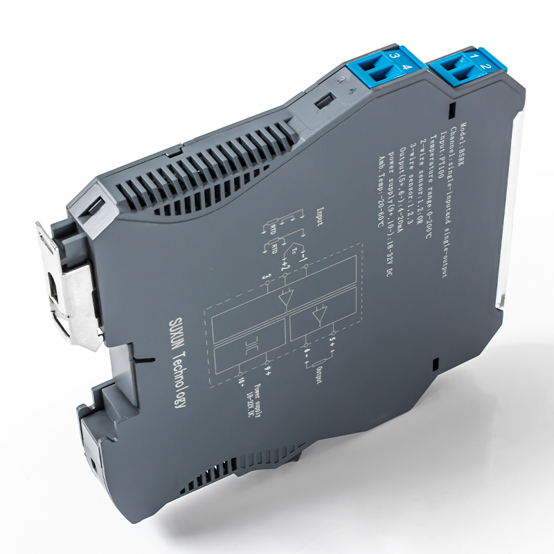 BSRK DIN Rail Mounted RTD PT100 Temperature Transmitter Sensor for ...