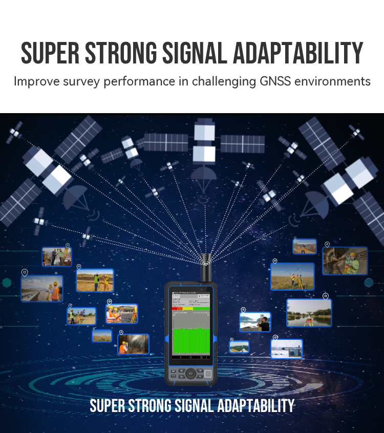 HUGEROCK G60S rugged pda gnss rtk antenna waterproof android ip67 smart ...