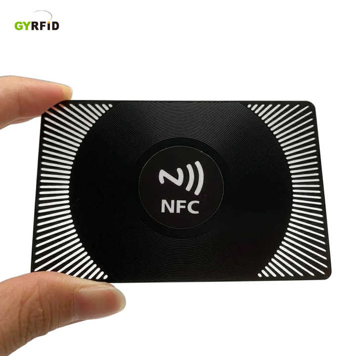 Custom Programmable Gold NFC Chip Metal RFID Card