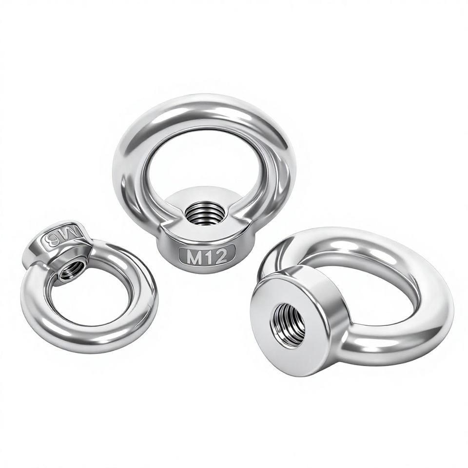 304 Stainless Steel Class a Polished Eye Nut Marine Swivel Bolt M6-M36 ...