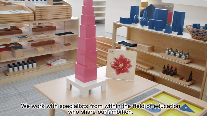 Baby Wooden Educational Teaching Aids Sensorial Material Toys Beech ...