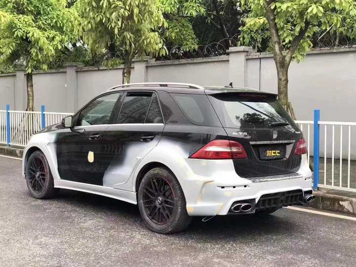 WALD Style Body Kit for Mercedes W166 ML350 ML400 ML63 Front Bumper ...