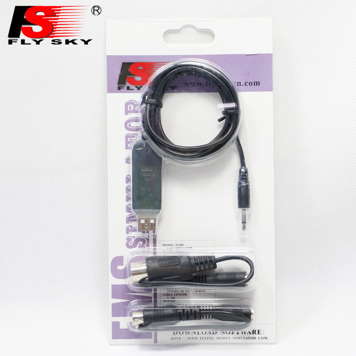 Flysky FS-SM100 USB Flight Simulator Adapter Cable for Flysky FS-i6 FS ...