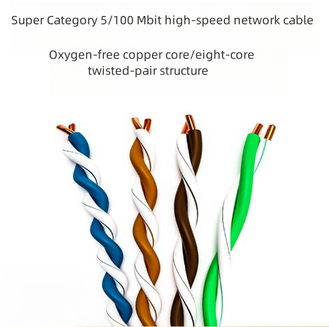 Finished Gigabit oxygen-free copper double shielded network jumpers ...
