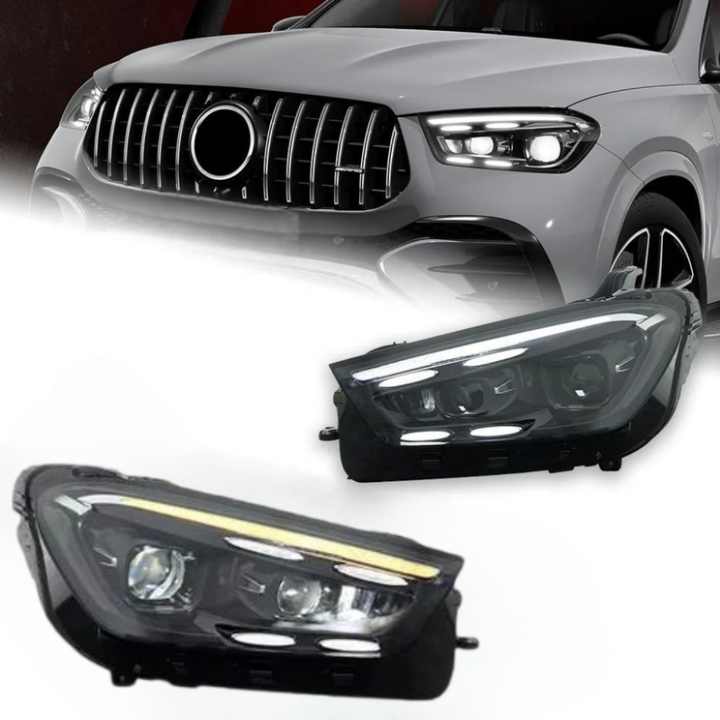 GLE-Class W167 X167 DRL LED 2020-2024 Headlight Turn Signal Head Lamp ...