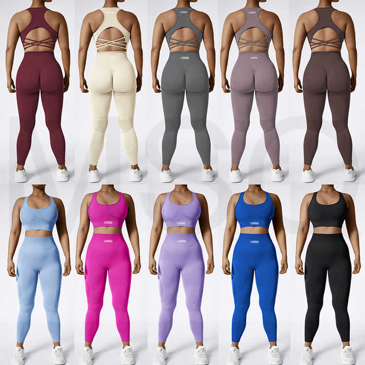 Custom Ropa Deportiva Women Sets - Seamless Plus Size