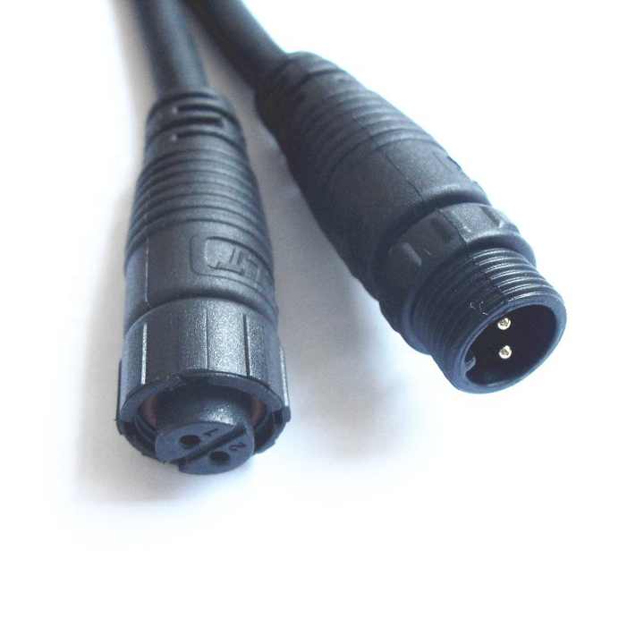 Connecteur de câble électrique M12 12v étanche mâle et femelle 2 3 4 5 ...