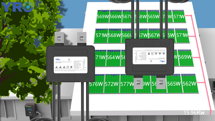 YRO Solar PV Power Optimizer - 600W Smart MPPT System