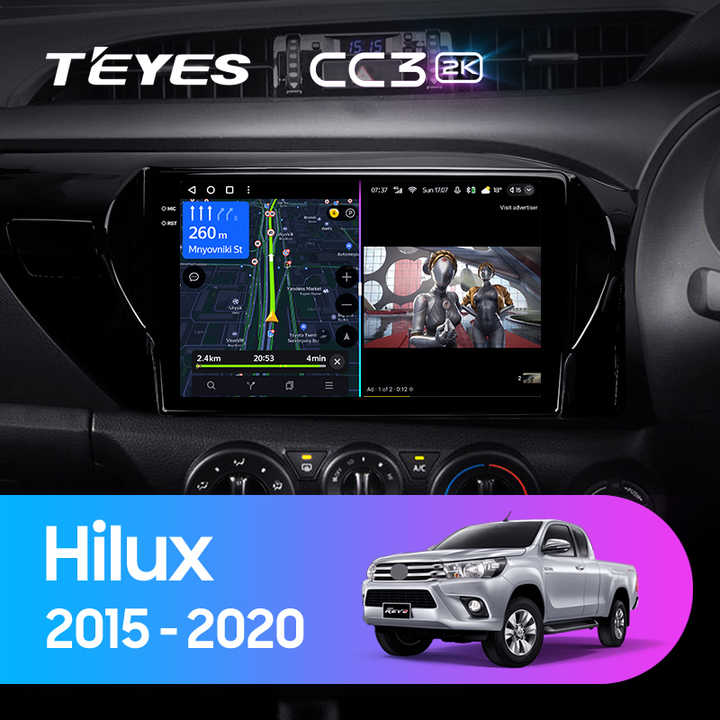 TEYES CC3L CC3 2K for Toyota Hilux - Ultimate Car Radio