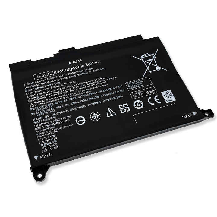 BP02XL Laptop batterie 7.7V 41Wh Replacement for hp notebook pavillon ...