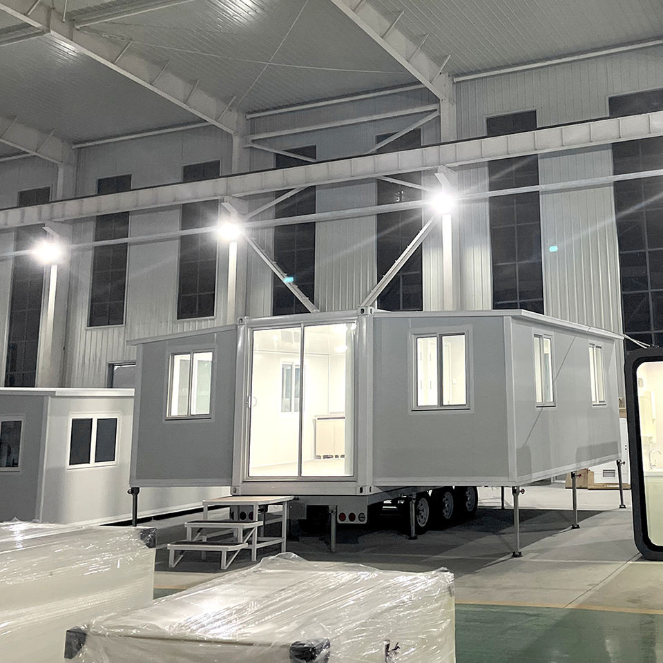 Prefab Portable Trailer Houses Expandable Tiny Home on Wheels for Sale ...