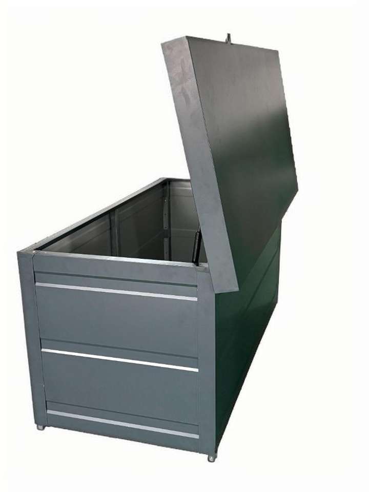 Practical Carbon Steel Storage Box Rectangle Shape Design Wear-Saving ...