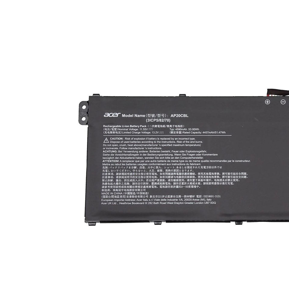 AP20CBL 31CP5/82/70 Bateria Original Do Portátil para ACER Aspire 5 ...