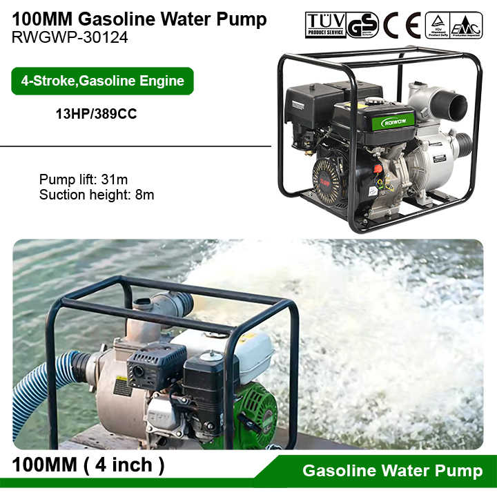 Irrigation Gas Power Water Pump Price Small Gasoline Engine Water Pump ...