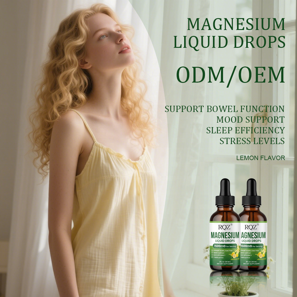 1500mg Magnesium Oral Liquid Drops Lemon Flavor Bowel Function Mood ...