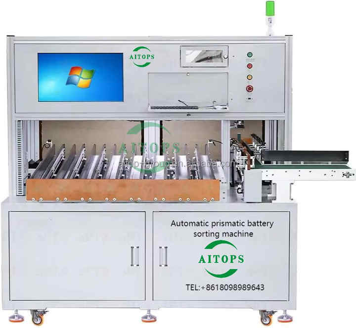 Effective Lithium Ion Prismatic Battery Cell Sorting Machine Cell OCV Sorting For Prismatic ...