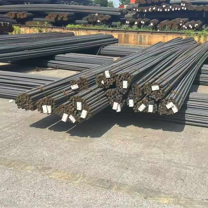 HRB400 HRB500 Deformed Steel Rebar 12mm-50mm Size Black for Bridge ...