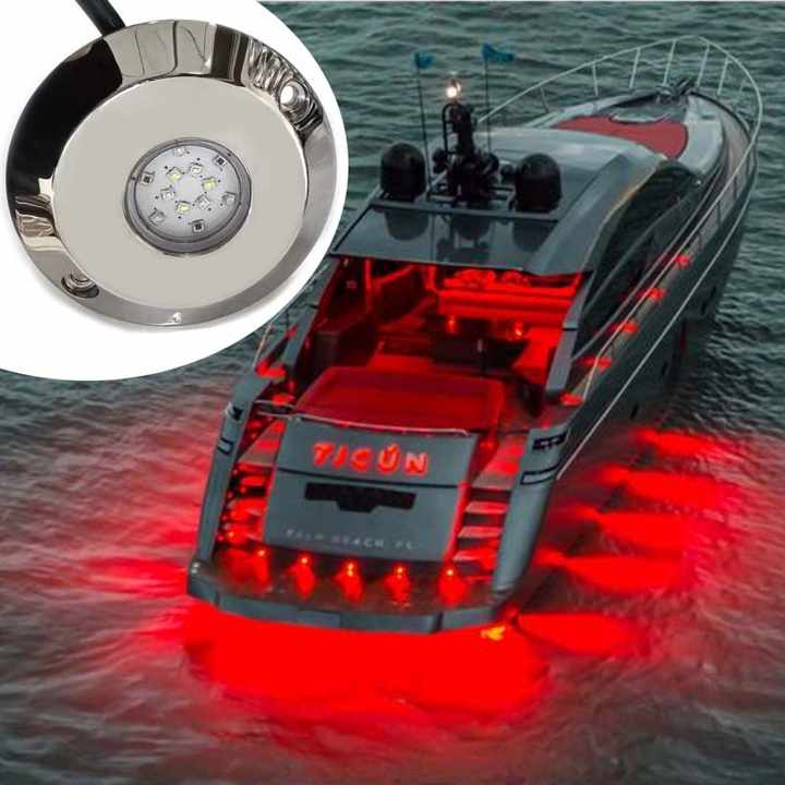 High Quality 60W Stainless Steel IP68 Waterproof LED Light Marine-Grade ...