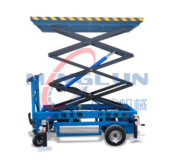 Self Propelled Hydraulic Electric Lifting Trolley for Moving Cargo