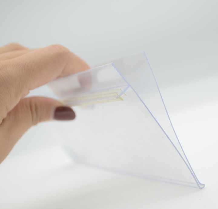 PVC extruded plastic strip plastic price tag price display label holder ...