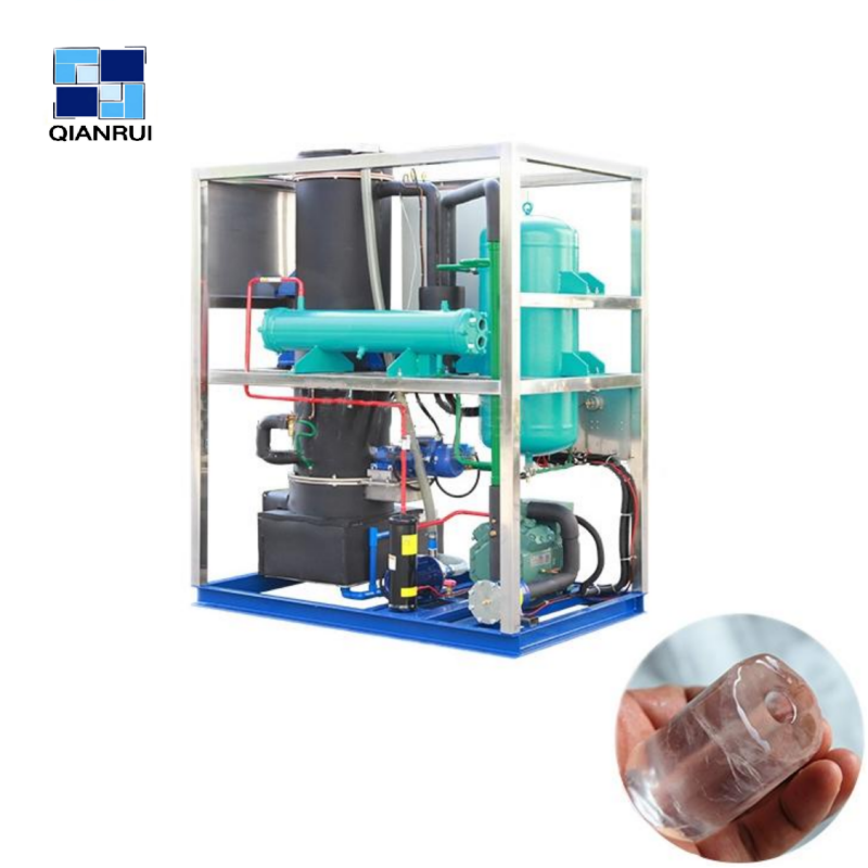 Tube Ice Machine Stainless Steel Body R404A Refrigerant Air Cooled for ...