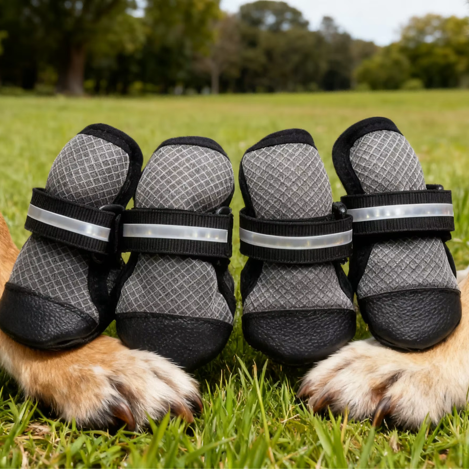 Waterproof Pet Dog Shoes Anti-slip Rain Footwear for Small Cats Dogs ...