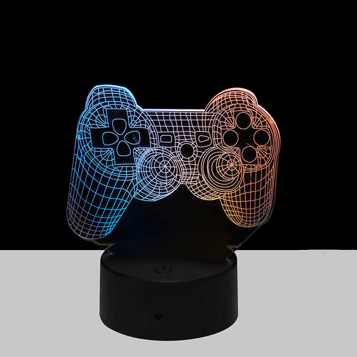 LED Night Light 3D Smart Lamps Acrylic Custom Desk Decoration LED Lamps ...