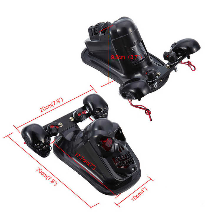 Modification Skeleton Rear Color Changing Tail Light Universal Led ...