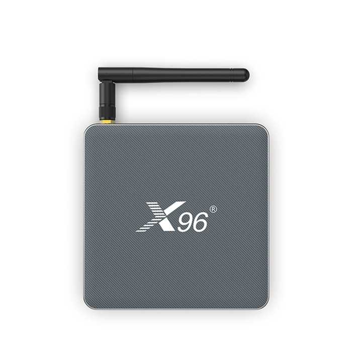 Metal shell external WiFi antenna TV box X96 X6 IR / voice remote 4G 8G RAM 32G 64G 128G ROM ...