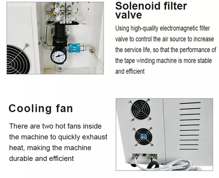 Automatic Spot Taping PVC Cable Pulling Wire Harness Point Tape Winding ...