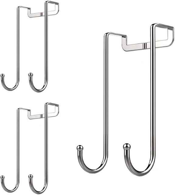 New Arrival 3 Pack Wall Hooks Heavy Duty Over The Door Hanging Hooks ...