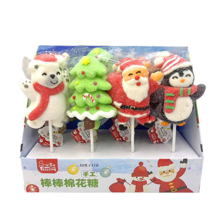 Wholesale Fun Lollipop Exotic Candy Snacks Marshmallows