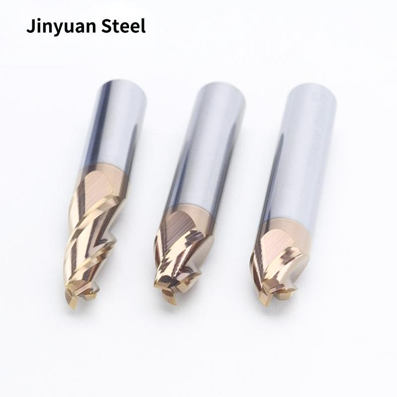 3 Flute Coated Tapered Ball Nose End Mill Tungsten Carbide Milling ...