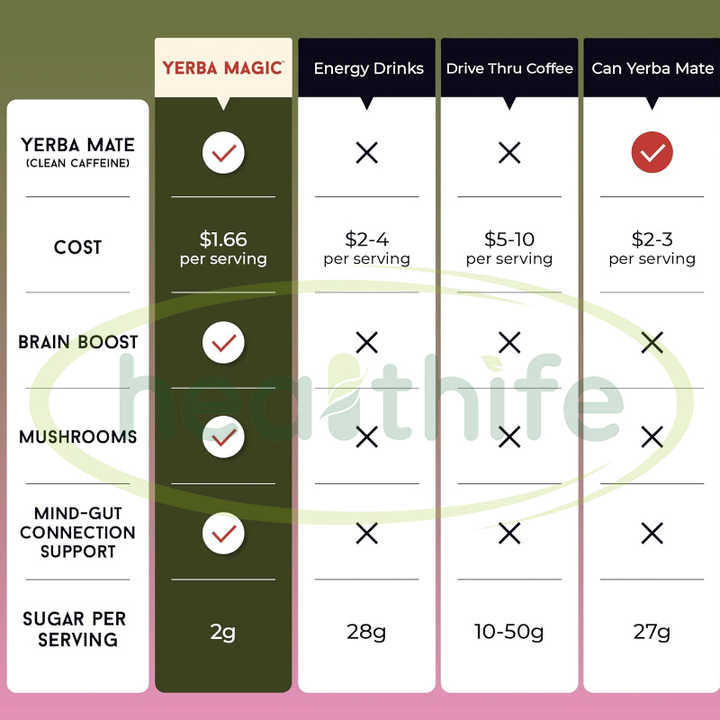 Healthife Yerba Mate Private Label Tea - 330g Instant Powder